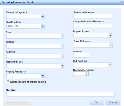 Recurring Transactions